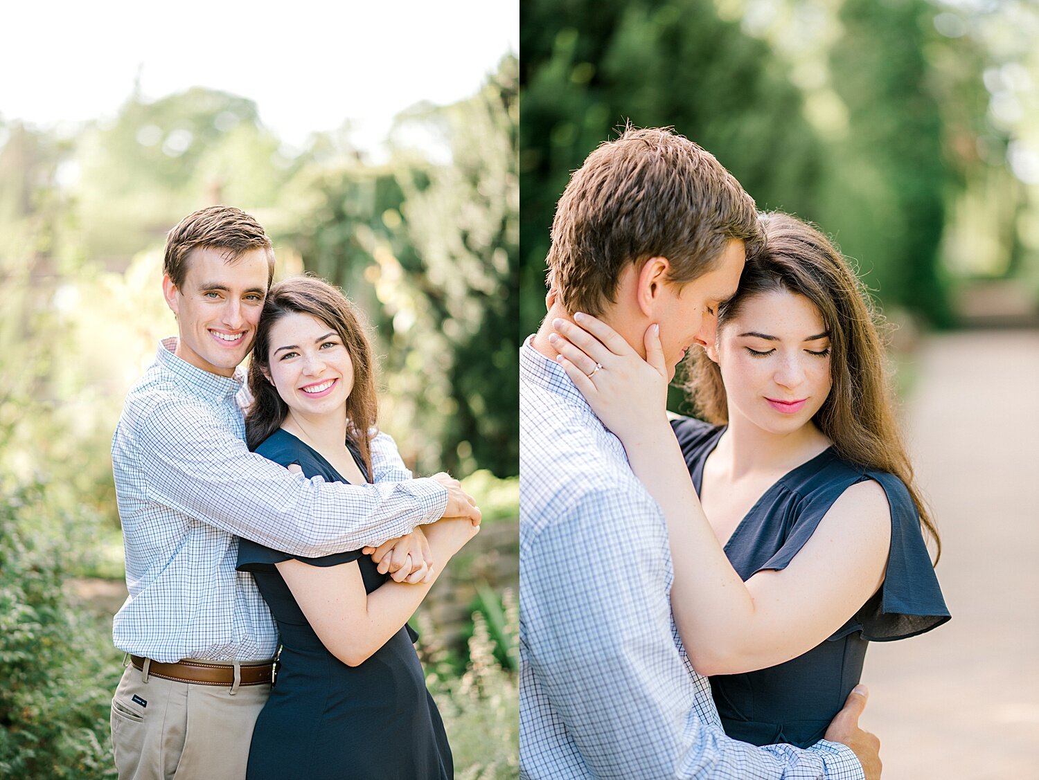 Jess + Dan | Garden Engagement at Wegerzyn Metropark Dayton, OH